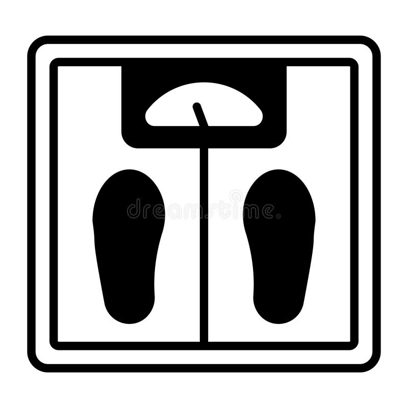 Beautiful Icon of Weight Scale, Weight Machine Vector Design Stock ...