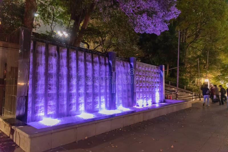 Waterfall stock image. Image of garden, tokyo, waterfall - 277504547