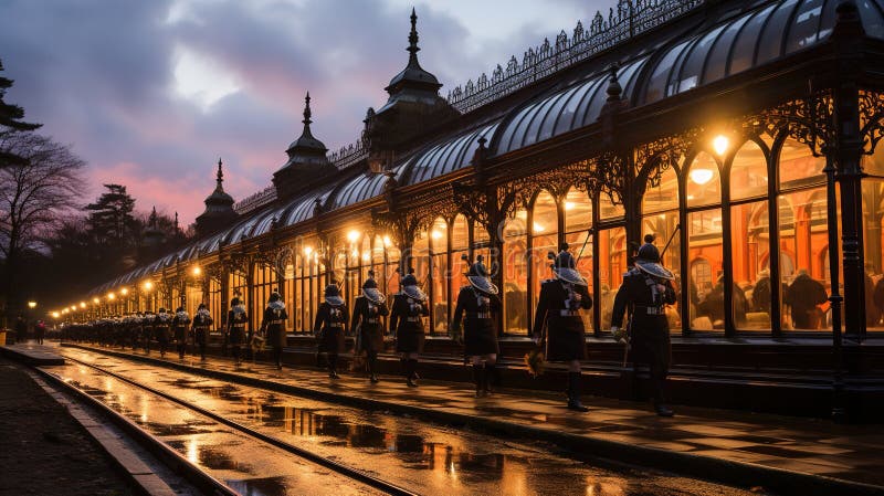 A Beautiful Illustration of Burns Night Celebration Stock Illustration ...