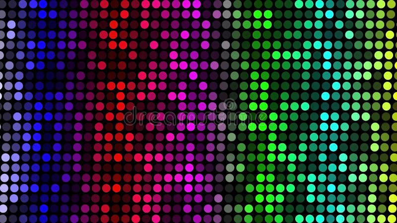 Beautiful Illustration of Colorful Pixel Circles Background Stock Photo ...