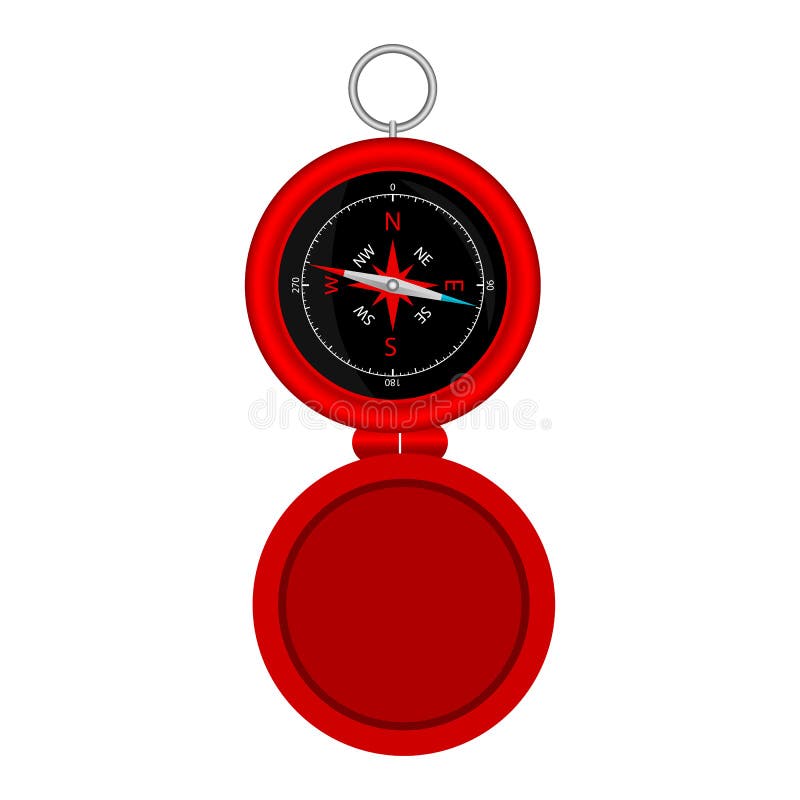 A Beautiful Illustration of Compass Stock Vector - Illustration of ...
