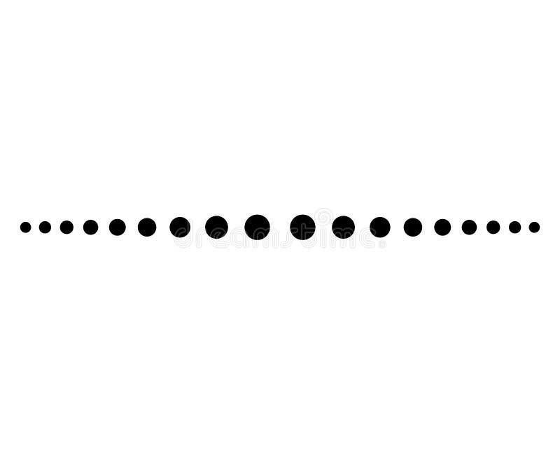Dotted Line Simple Shape Vector Symbol Icon Design. Stock Vector ...