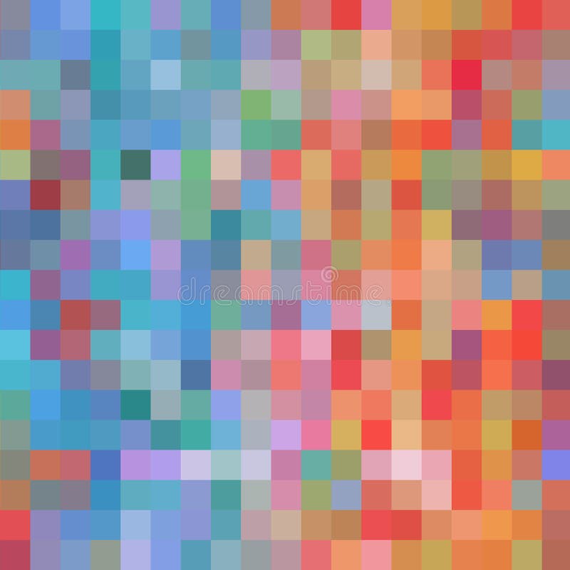 Beautiful Illustration with Rectangles and Squares. Abstract Color ...