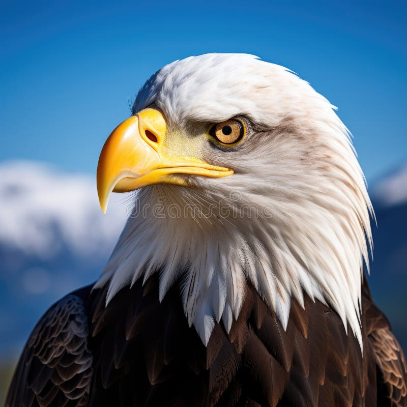 A Beautiful Image of a Bald Eagle Stock Photo - Image of head, predator ...