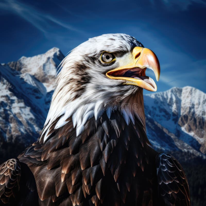 A Beautiful Image of a Bald Eagle Stock Photo - Image of hunter ...