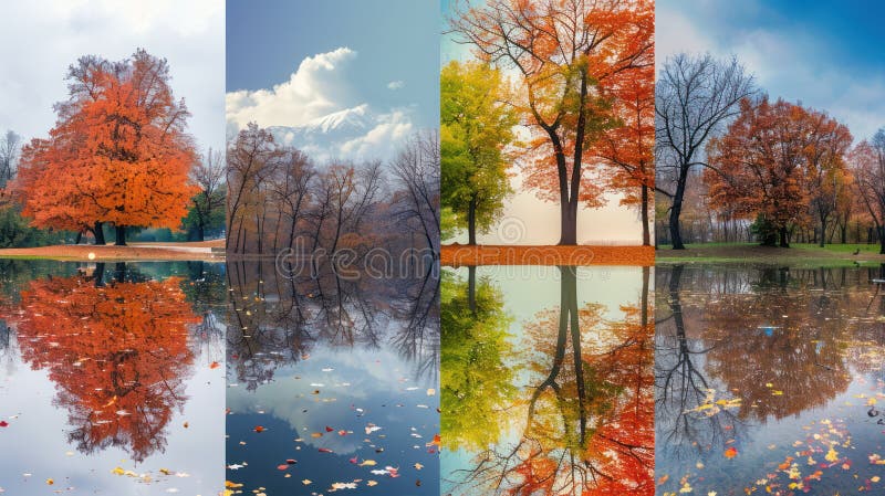 Cycle of Seasons: a Captivating Visual Journey through the Four Seasons ...