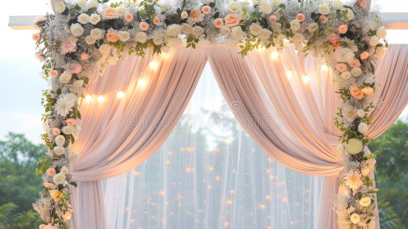Romantic Maternity and Wedding Backdrop with Soft Pastel Colors and ...