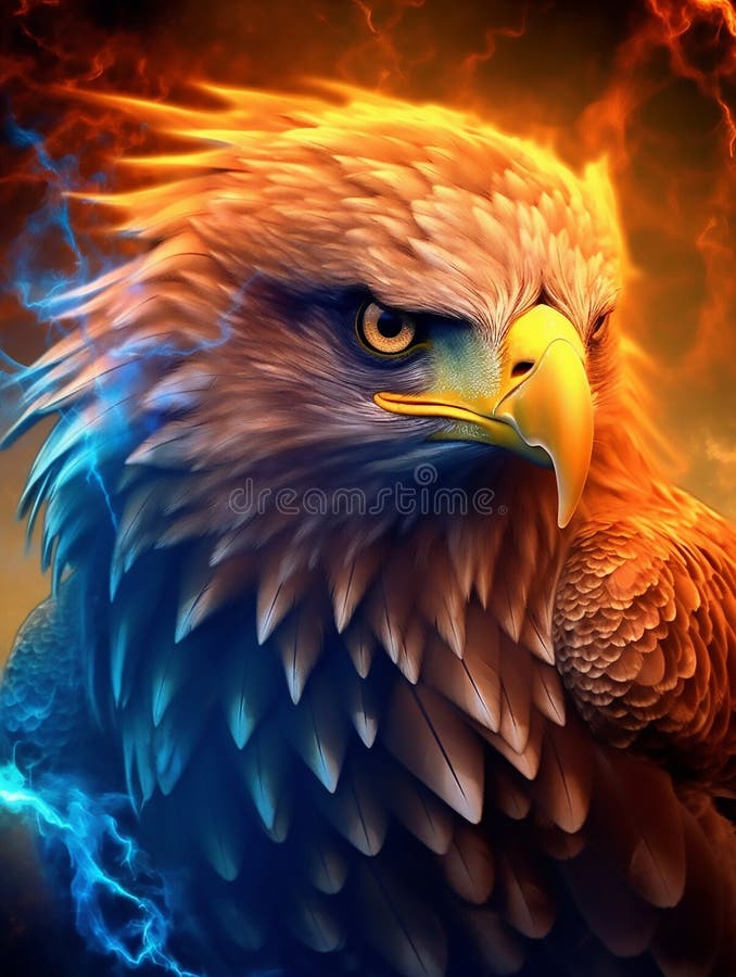 A Beautiful Image of a Dream Eagle in a Powerful Magickal Backround ...