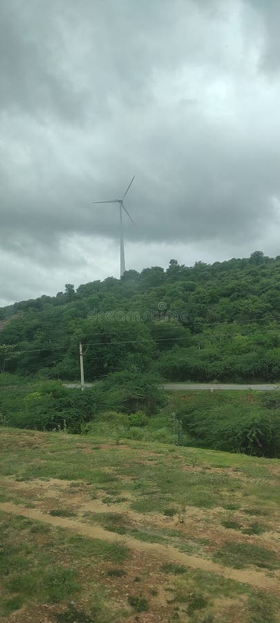 Beautiful Image of Giant Wind Mill Stock Photo - Image of mill, giant ...