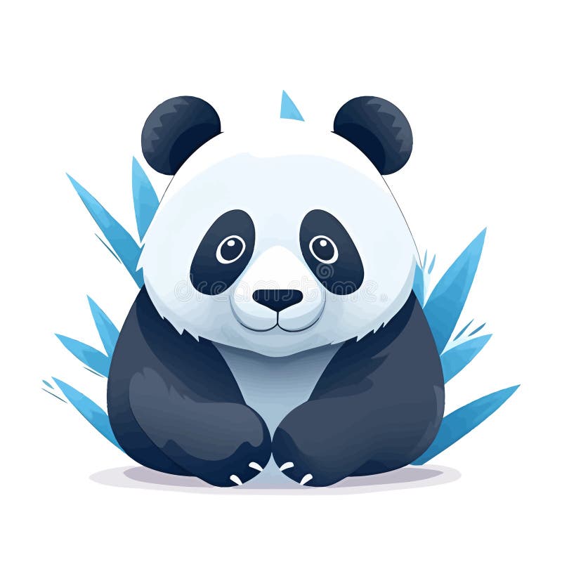 Beautiful Image of a Panda. Cute Drawing Panda. Hand Drawn Panda Stock ...