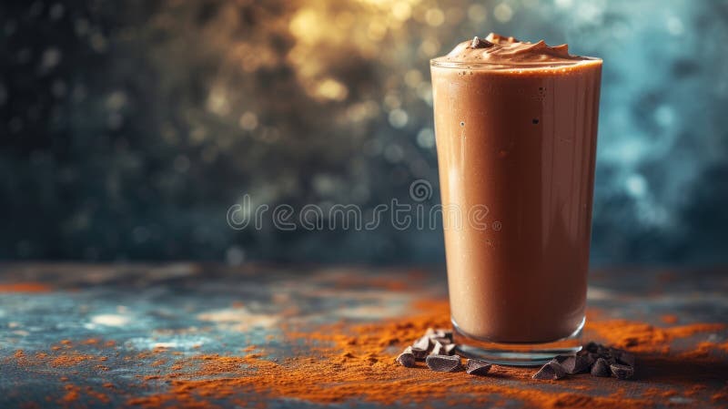 A Beautiful Image for a Protein Shake Ad with Plenty of Free Space for ...