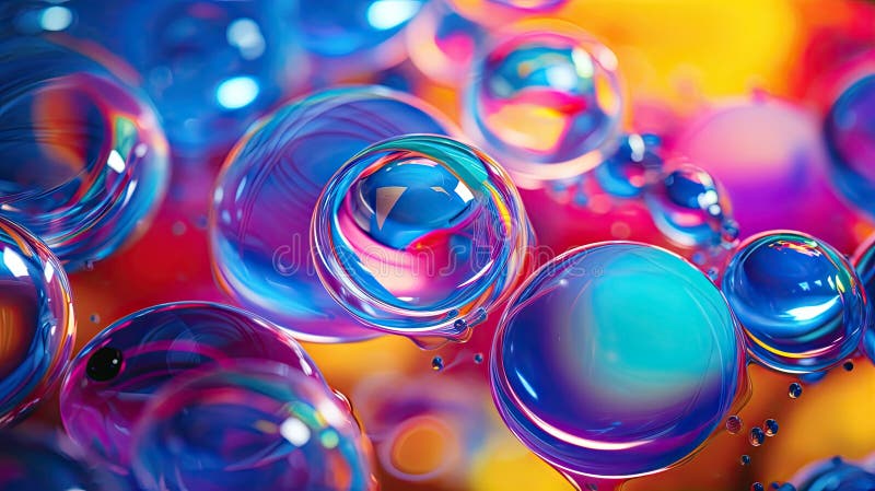 Beautiful Image for Wallpaper of Some Pretty Colored Bubbles. Creative ...