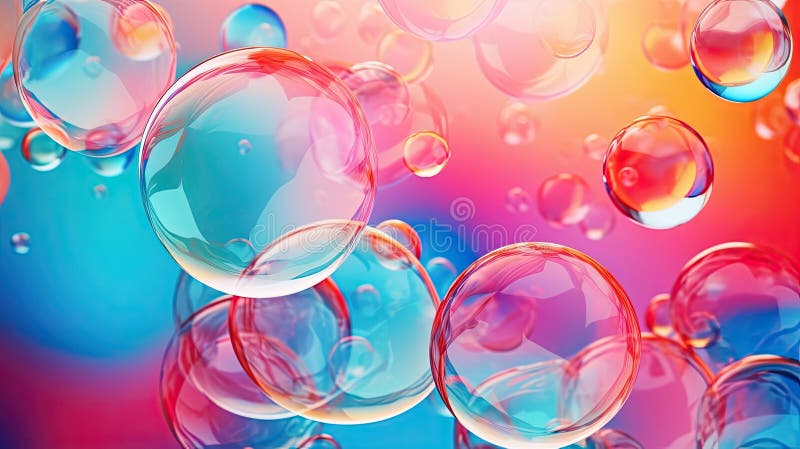 Beautiful Image for Wallpaper of Some Pretty Colored Bubbles. Creative ...