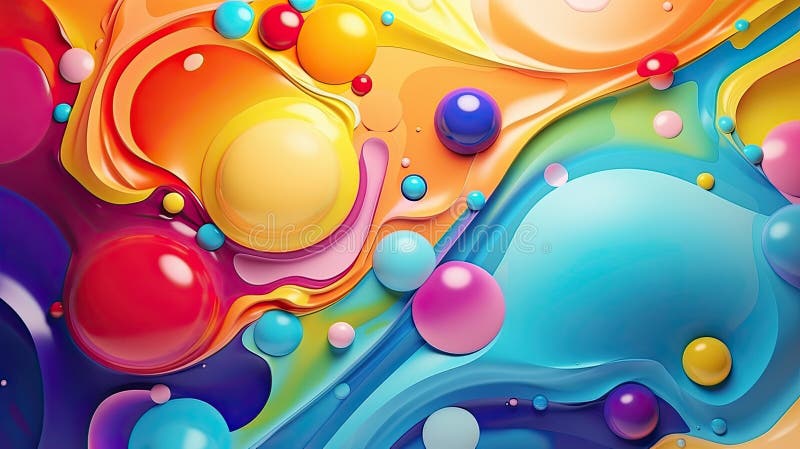 Beautiful Image for Wallpaper of Some Pretty Colored Bubbles. Creative ...