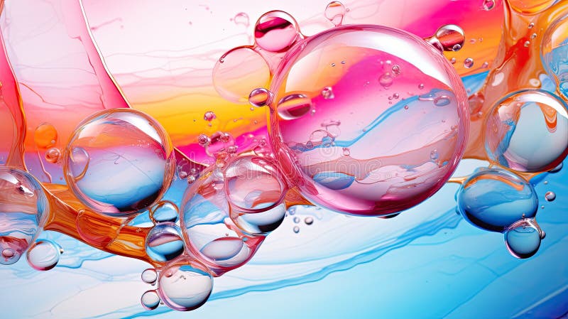 Beautiful Image for Wallpaper of Some Pretty Colored Bubbles. Creative ...