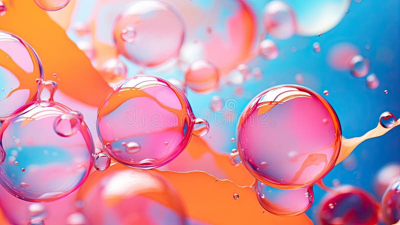 Beautiful Image for Wallpaper of Some Pretty Colored Bubbles. Creative ...