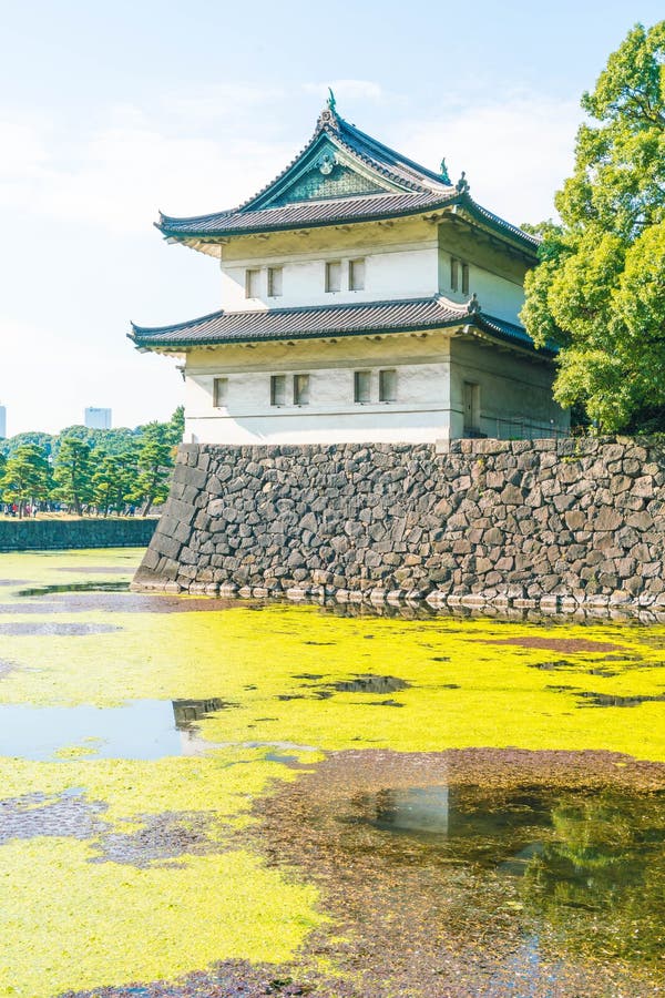 Beautiful Imperial Palace Building in Tokyo Stock Image - Image of ...