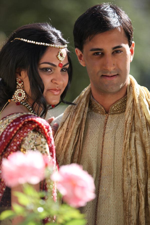 Beautiful Indian Couple stock photo. Image of india, jewelery - 25049368