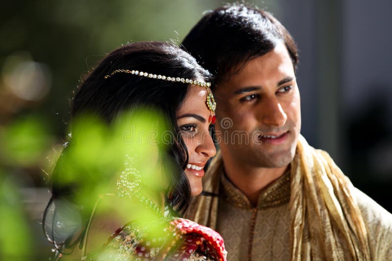 Beautiful Indian Couple stock photo. Image of sari, female - 25049394
