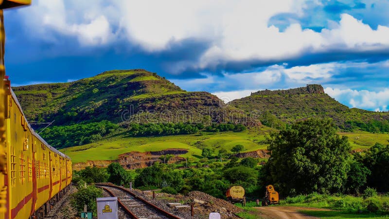 Beautiful Indian Railways Journey from Multi Places Editorial Photo ...