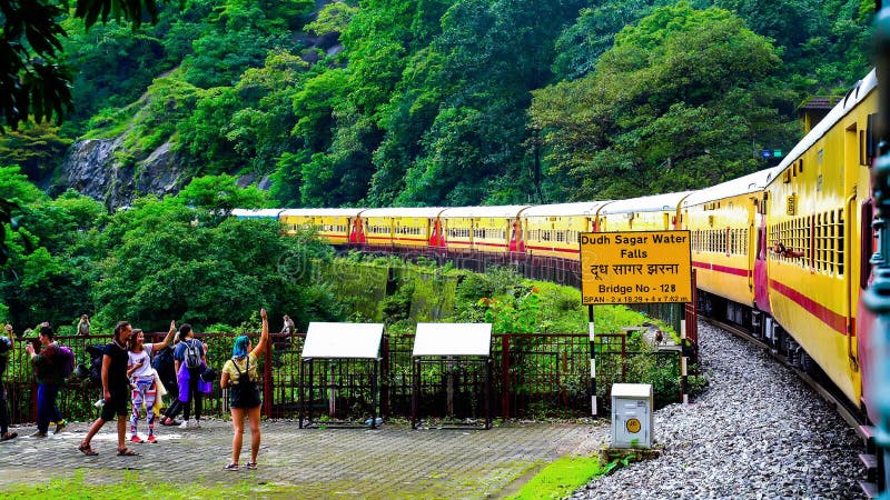 Beautiful Indian Railways Journey from Multi Places Editorial Image ...