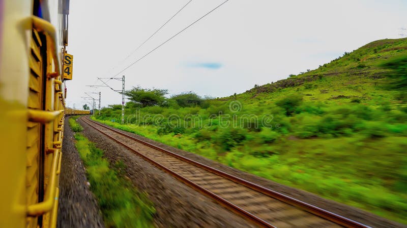 Beautiful Indian Railways editorial stock image. Image of scene - 194256679