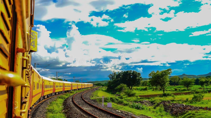 Beautiful Indian Railways editorial photo. Image of railroad - 194257201