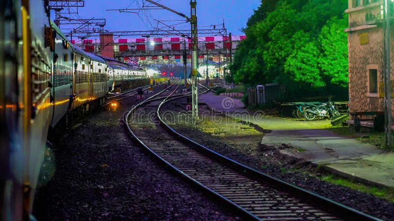 Beautiful Indian Railways editorial photography. Image of outdoor ...