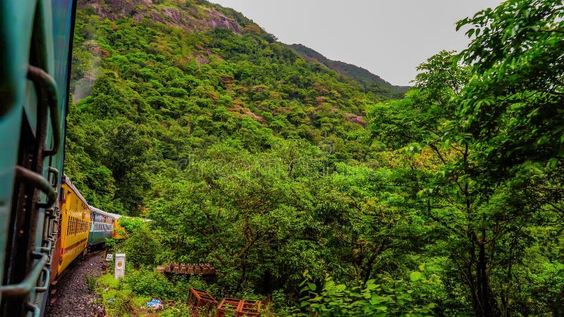 Beautiful Indian Railways editorial stock photo. Image of scene - 194258113