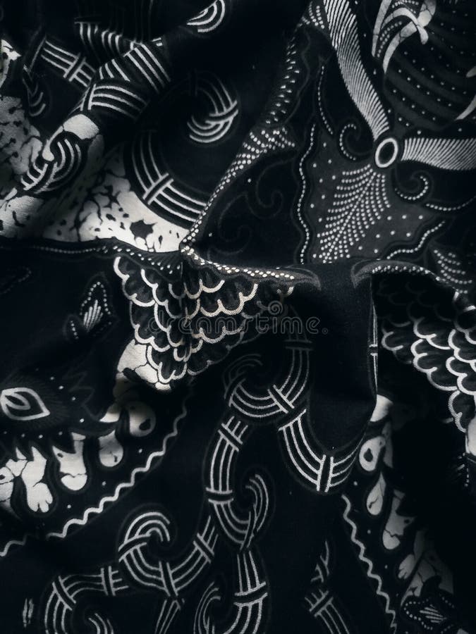 Beautiful Indonesian Batik Background and Patterns Covered with ...