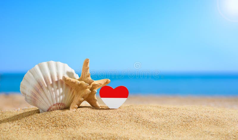 Beautiful Indonesian Beach. Stock Image - Image of summer, tourism ...