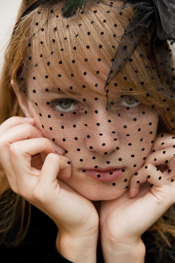 Beautiful, Intense Young Woman Stock Image - Image of black, beautiful ...