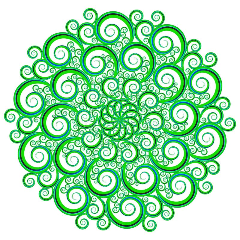 Beautiful and Interesting Circular Pattern Stock Illustration ...