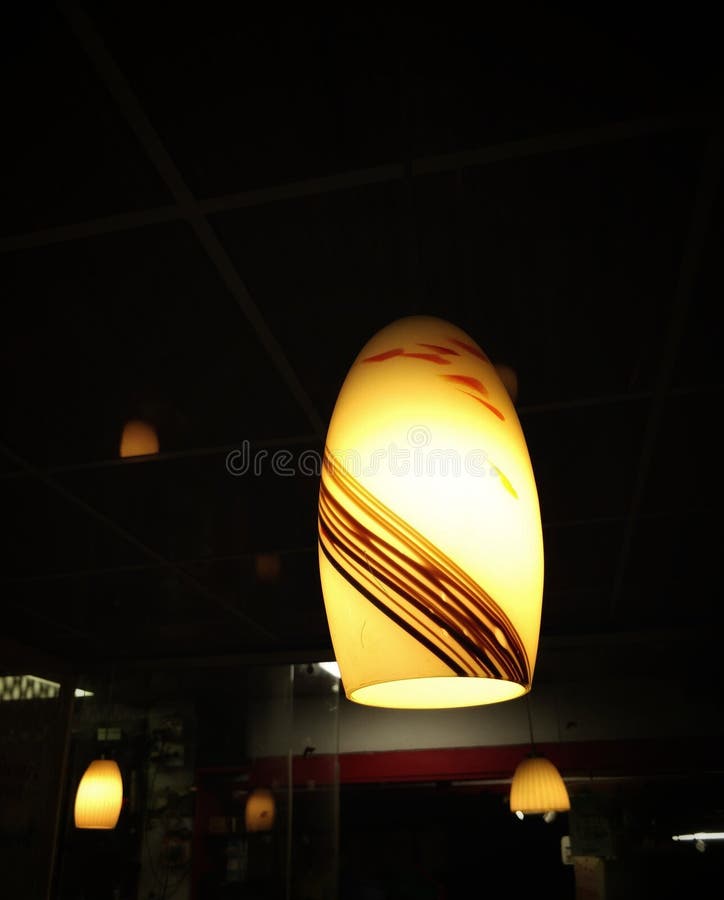 Beautiful Interior Decorator Hanging Sphere Shape Light Lamp Stock ...