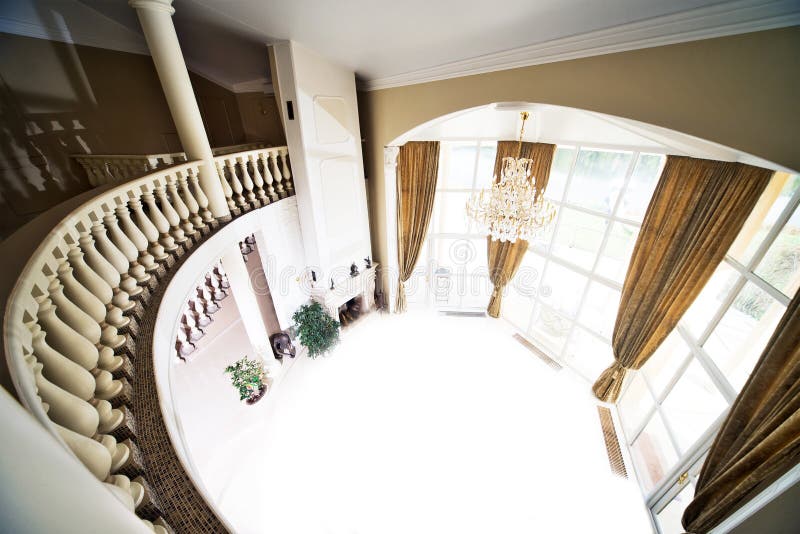 Beautiful Interior of a Modern House . Stock Image - Image of bedroom ...