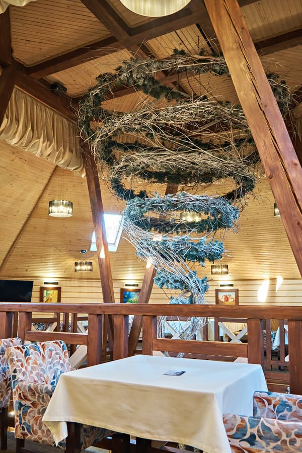 Upside Down Christmas Tree Nyc Restaurant Stock Photos - Free & Royalty ...