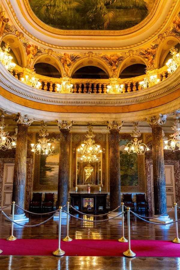 Beautiful Interior View of Famous Amazon Theater in Manaus Brazil ...