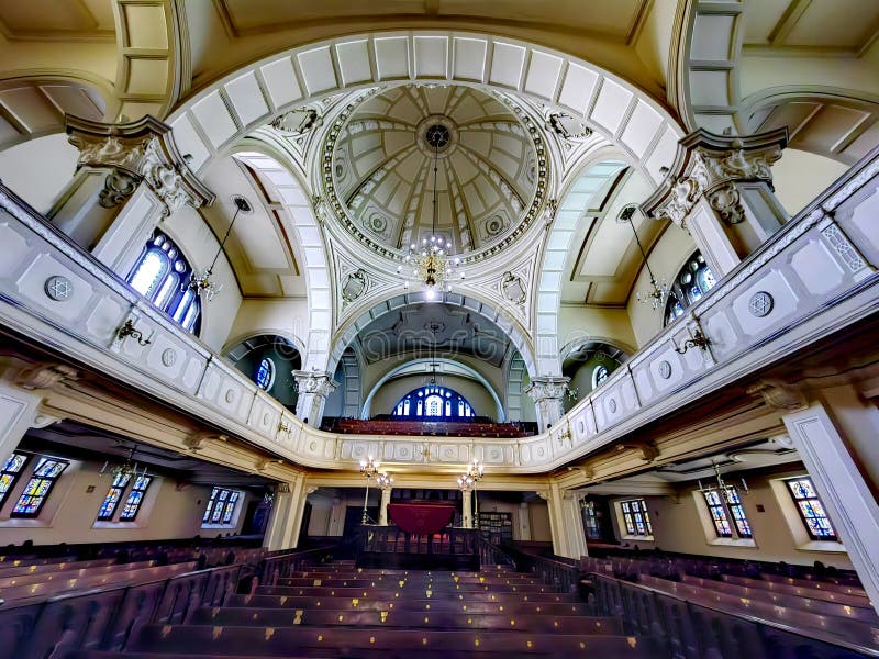 Beautiful Interiors Tikvath Israel Synagogue Cape Town Stock Image ...