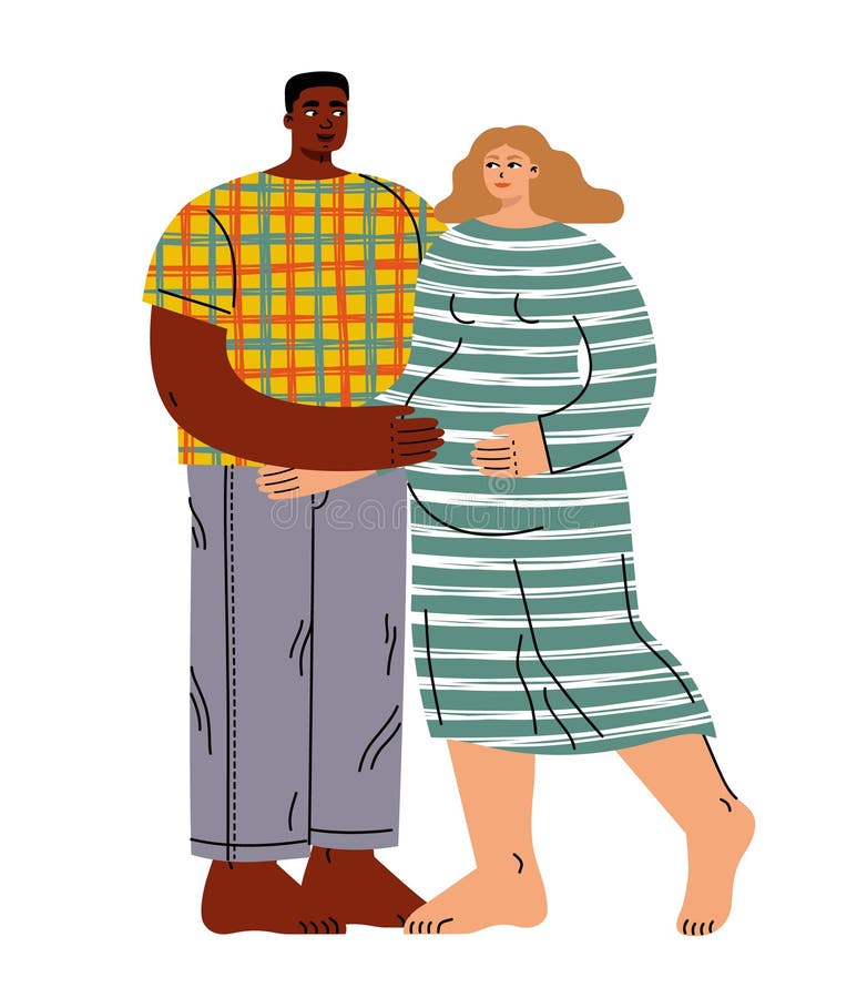 Beautiful Interracial Girls Group Modeling With Handbag Stock Vector