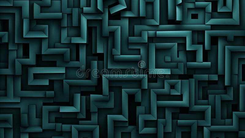 Beautiful and Intricate Maze Design with Flat Texture and Seamless ...