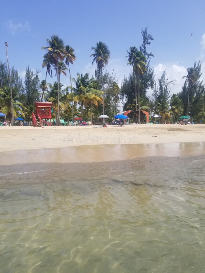 Isla Verde Beach Puerto Rico Stock Image - Image of puerto, rico: 175241695