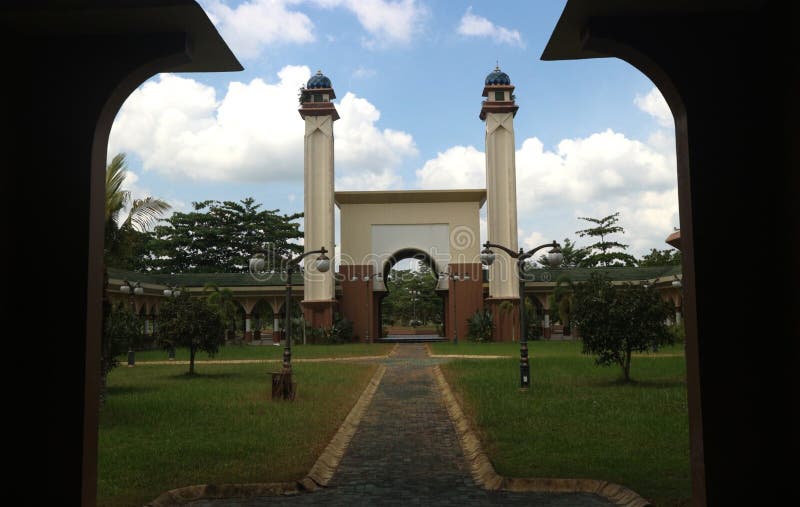 Beautiful islamic building stock image. Image of building - 289572879