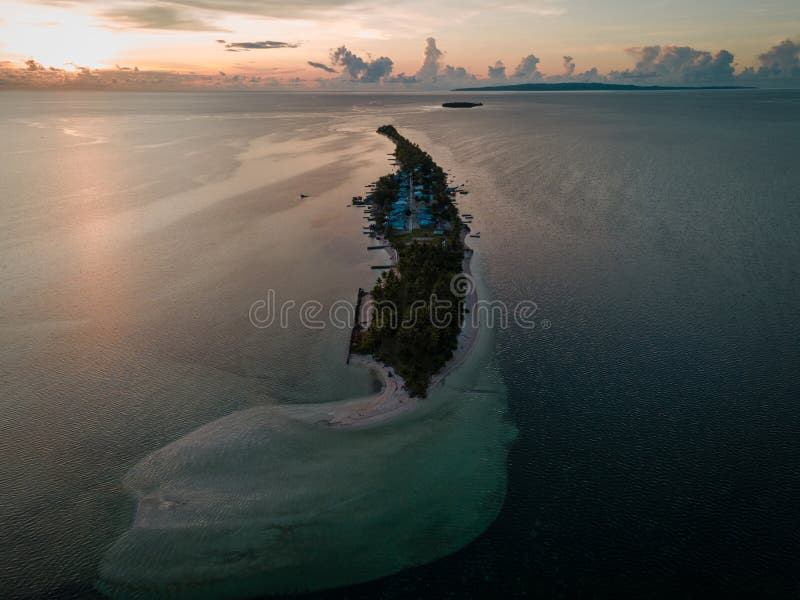 Beautiful Island in Tanimbar Regency, Maluku Stock Photo - Image of ...