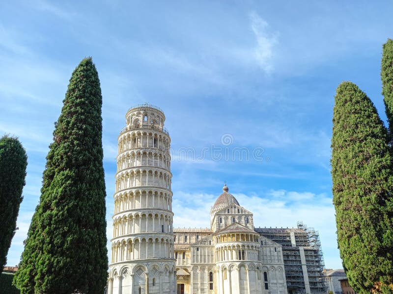 A Beautiful Italian Postcard: Pisa Stock Image - Image of church ...