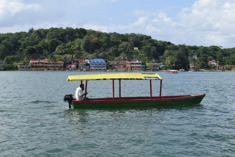 Beautiful Izabal Lake in Guatemala Editorial Stock Photo - Image of ...