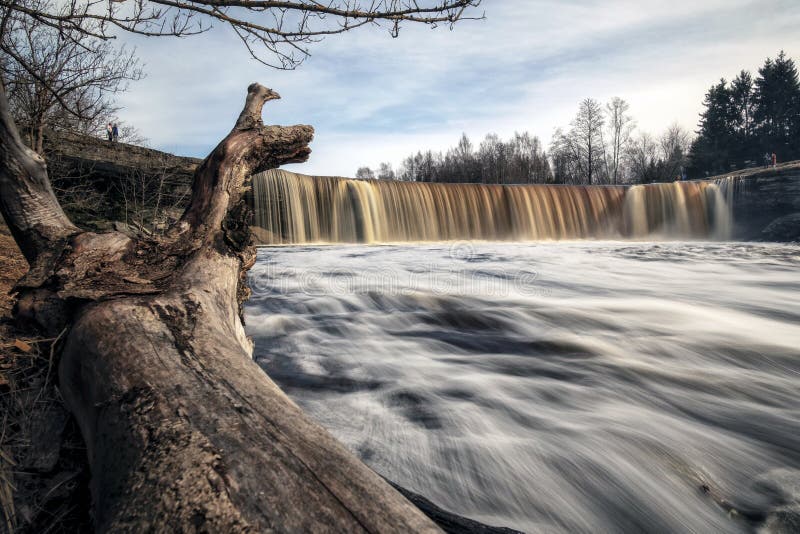Jagala Waterfall in Estonia Stock Photo - Image of splash, waterfall ...