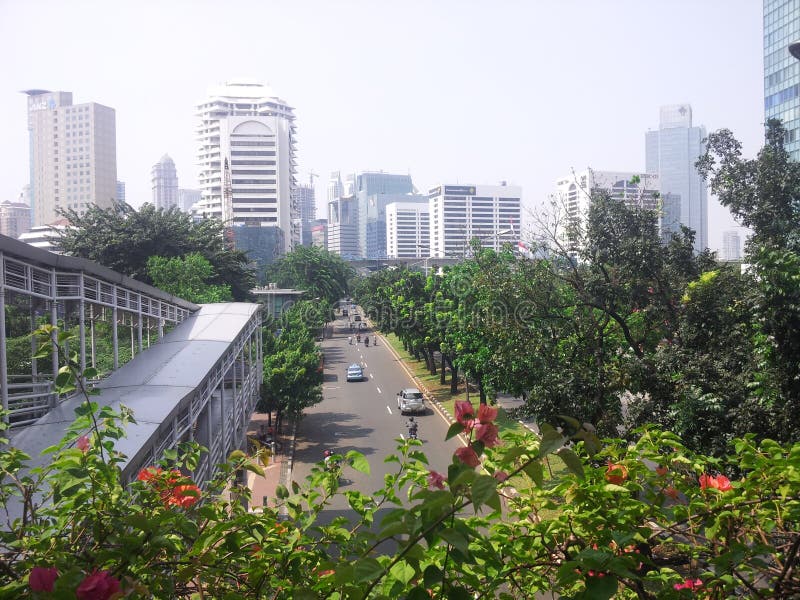 Beautiful Jakarta Scenery with High Building Editorial Photo - Image of ...