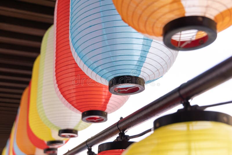 Beautiful japan lantern stock image. Image of decoration - 166348119