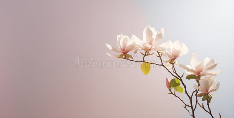 Beautiful Jasmine Flower Macro Blank Space, Ai Generative Stock ...
