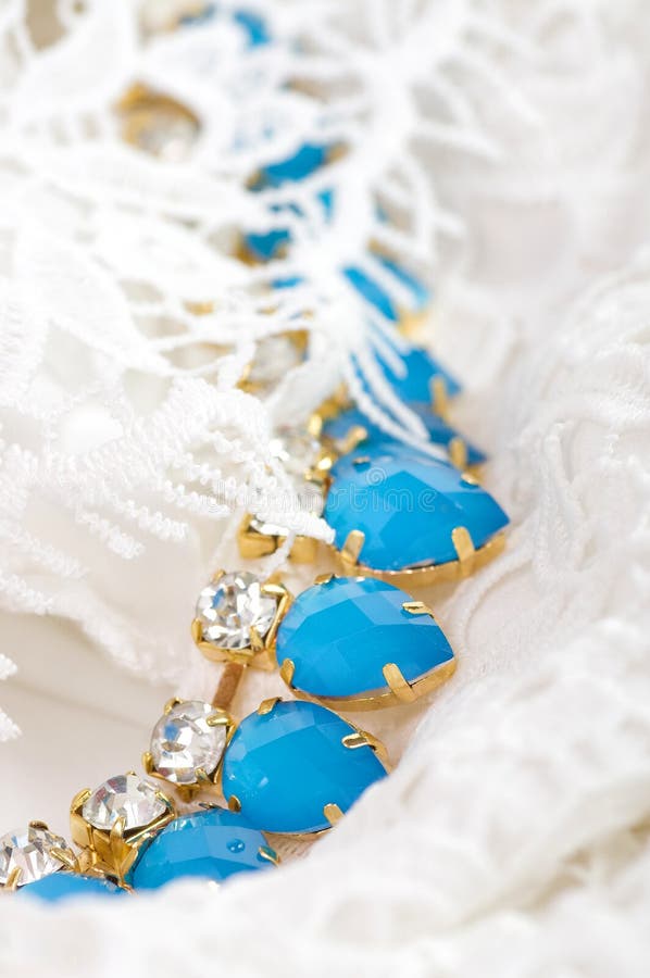 Beautiful Jewelry Blue Stones Stock Photo - Image of blue, gemstone ...